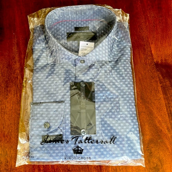 James Tattersall | Shirts | James Tattersall Kings Cross Mens Blue ...